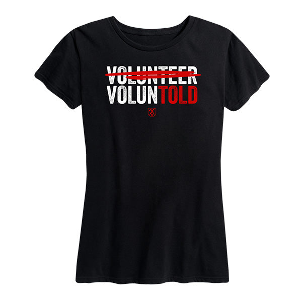 Womens Voluntold Tee – Ranger Up