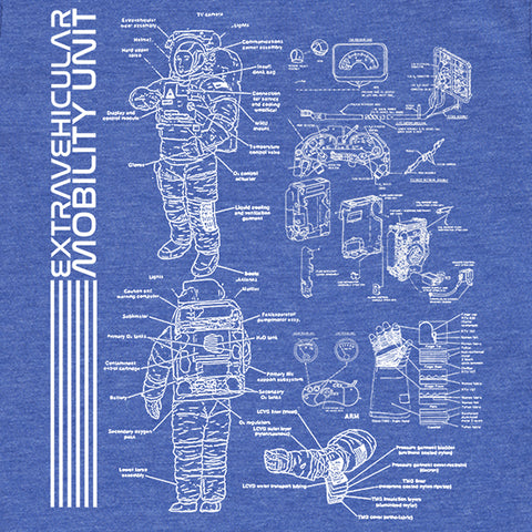 Kid's NASA "EMU" Blueprint Tee